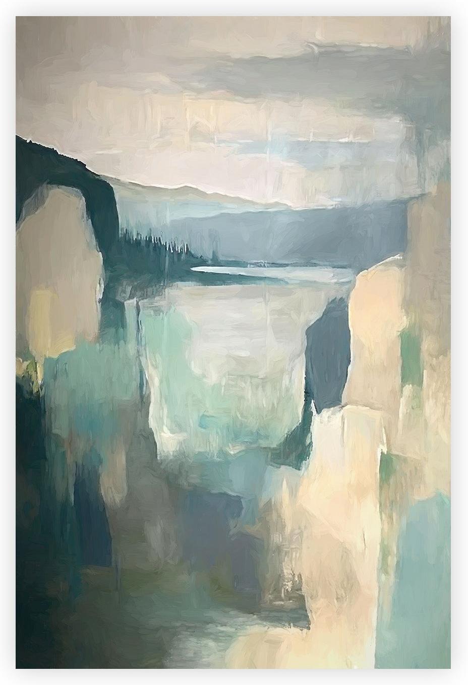 Abstract Treescape , Style B, By Accent Art Studio,Wall Art Canvas