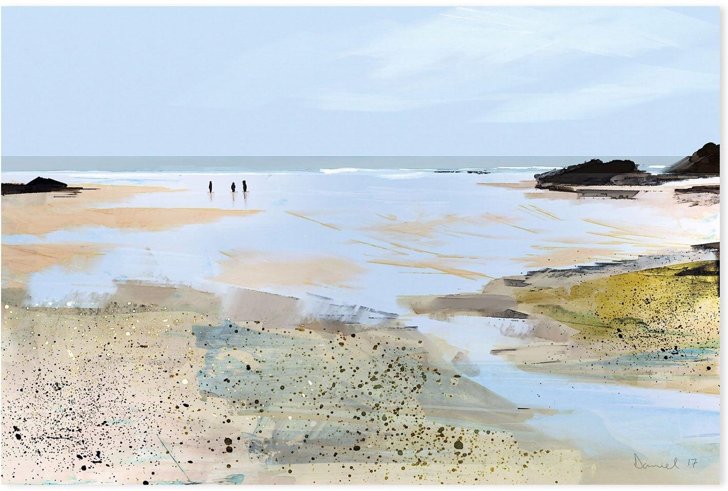 Sea View , By Dan Hobday |Wall Art Print Framed Canvas Poster