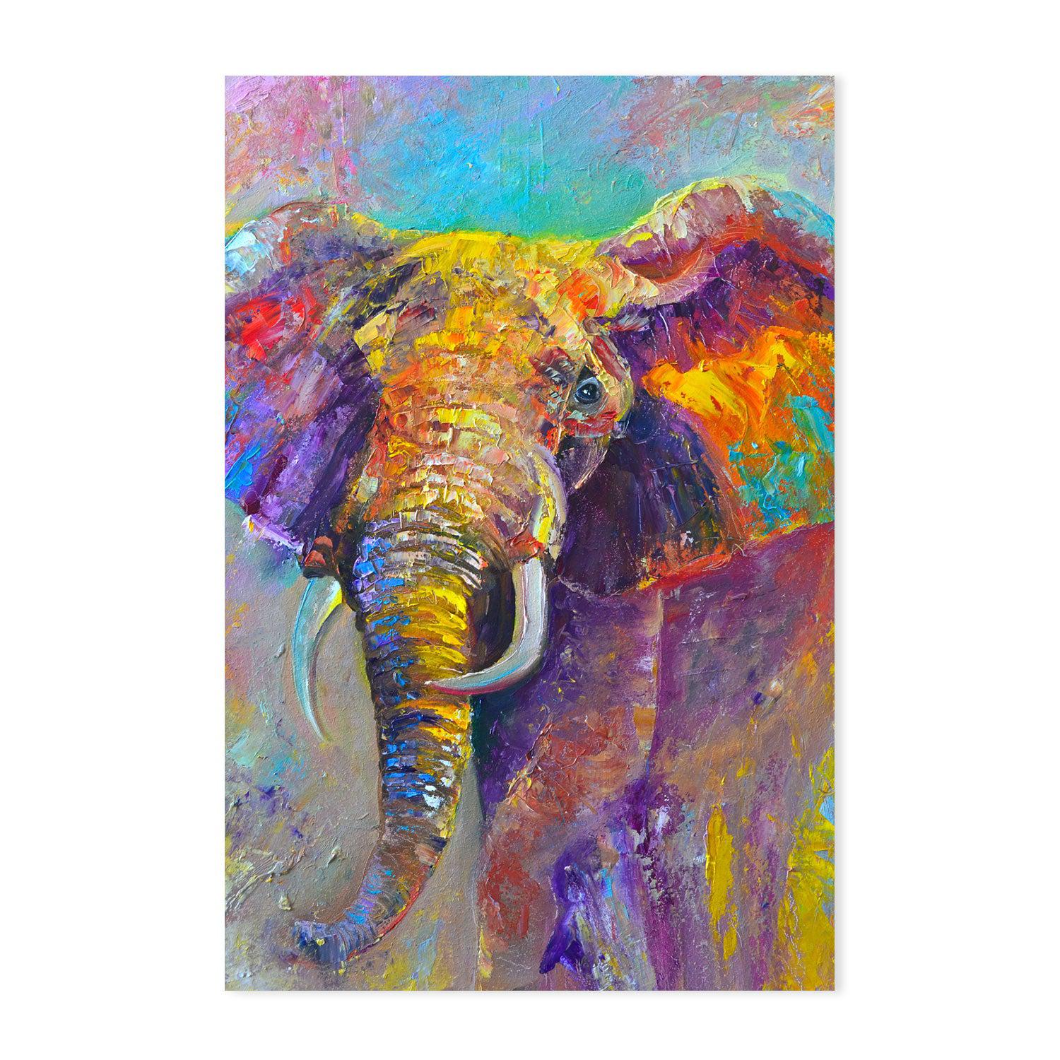 coloured elephant