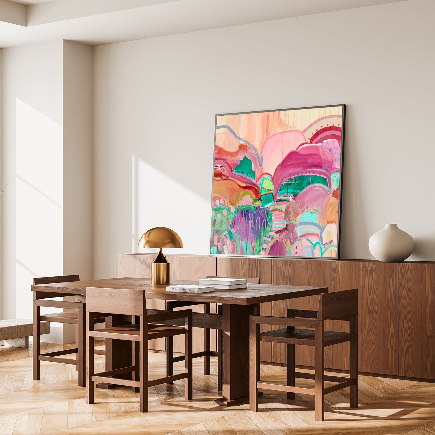 Pink Colour Wall Art | Gioia Wall art