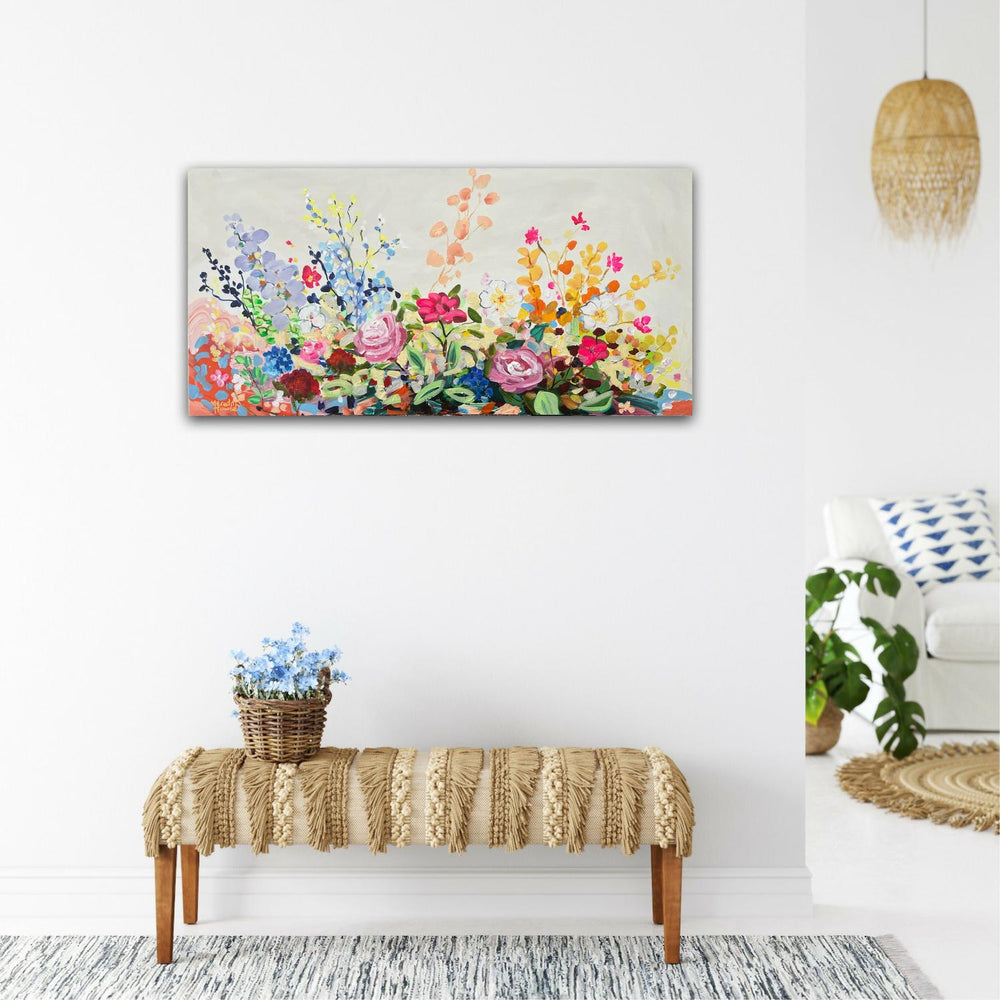 Rose a Day Vintage. Original hand-painted artwork by Meredith Howse.