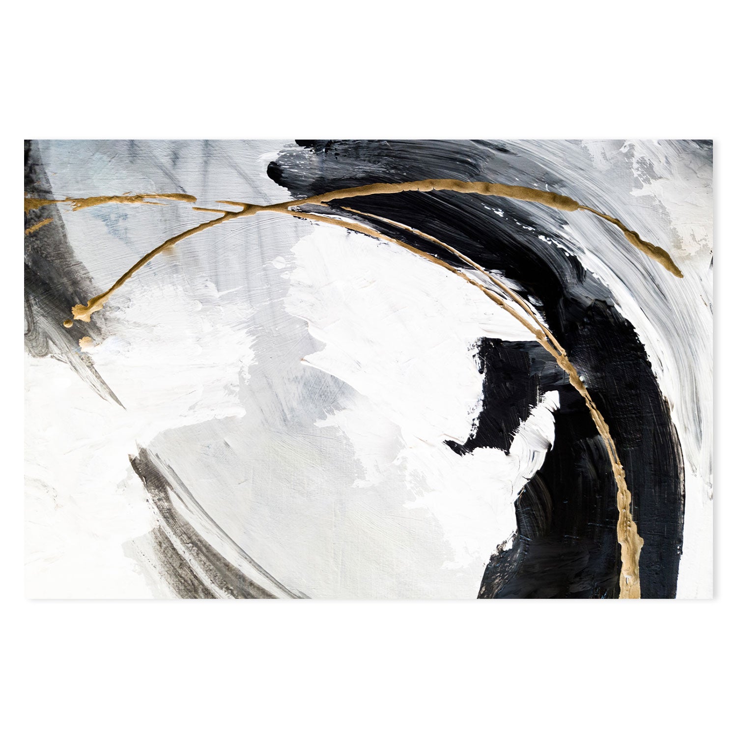 Canvas Painting, Swirl , Hand-Painted Canvas, Framed Hand-painted