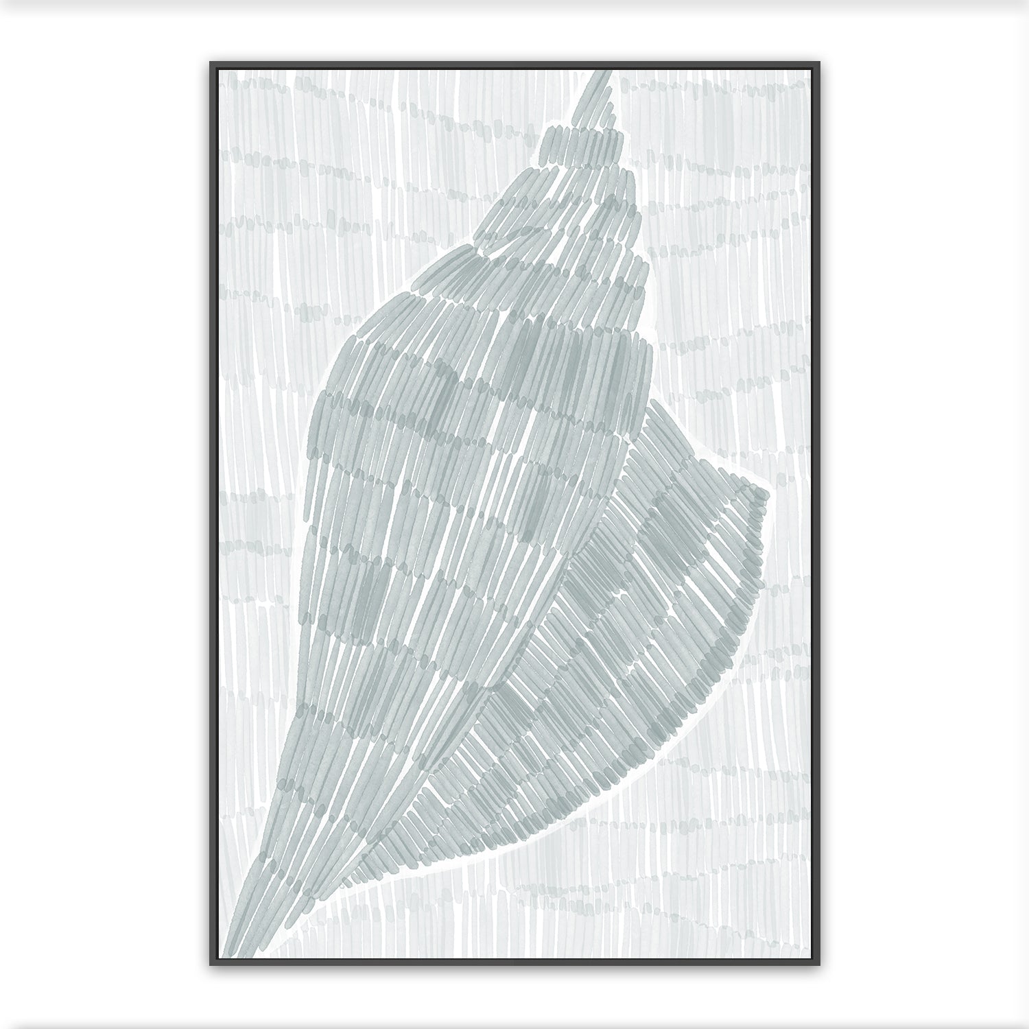 Drifted Conch Shell , By Emily Wood,Wall Art Canvas Print,