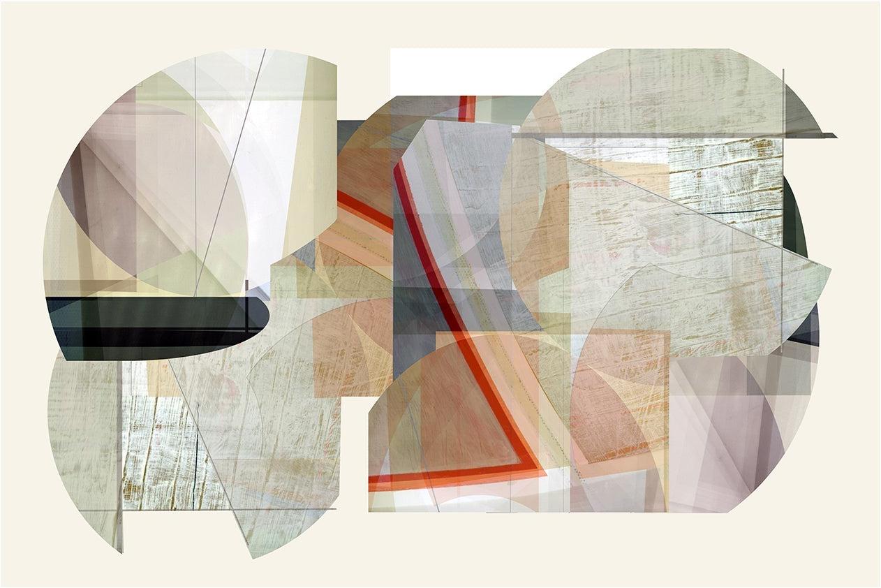 Texture Shapes , Style B, By Cartissi,Wall Art Canvas Print,