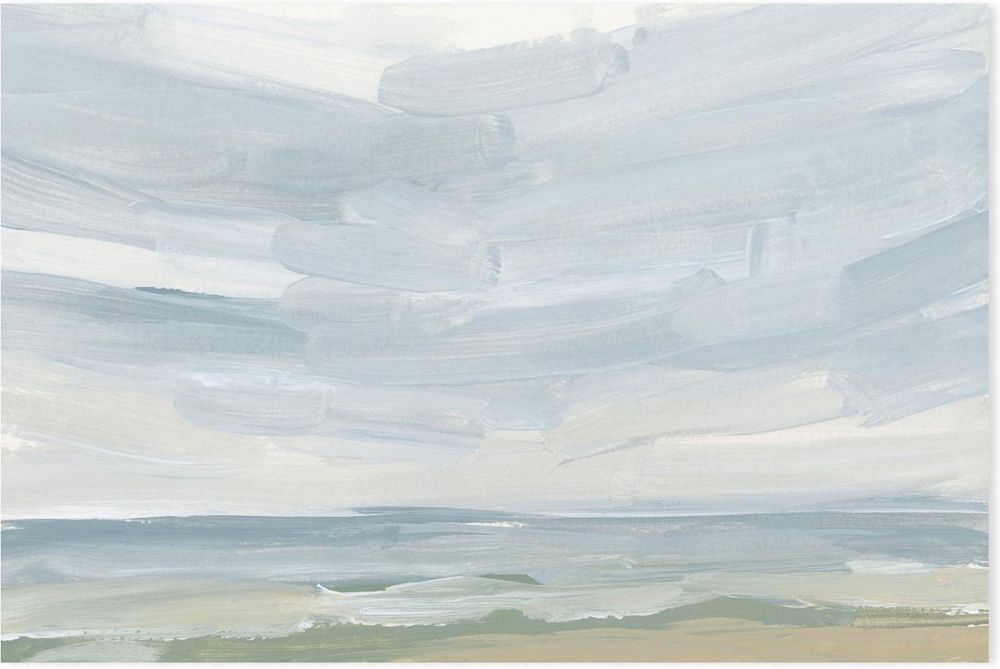 A Washed Out Summer, Style D , By Emily Wood,Wall Art Canvas Print,