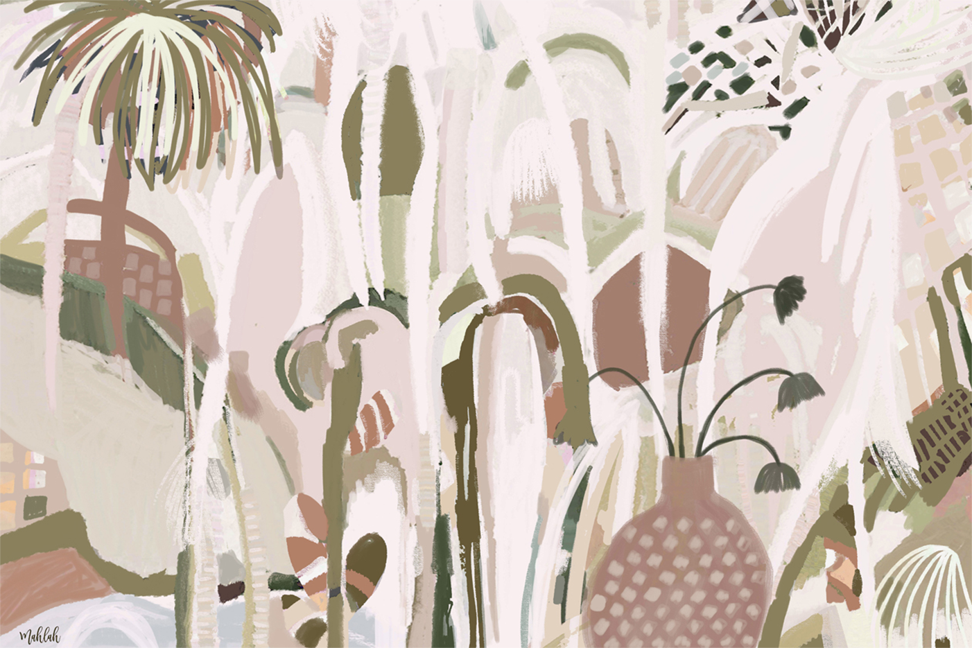 Alabaster Vibes , By Inkheart Designs,Wall Art Canvas Print,