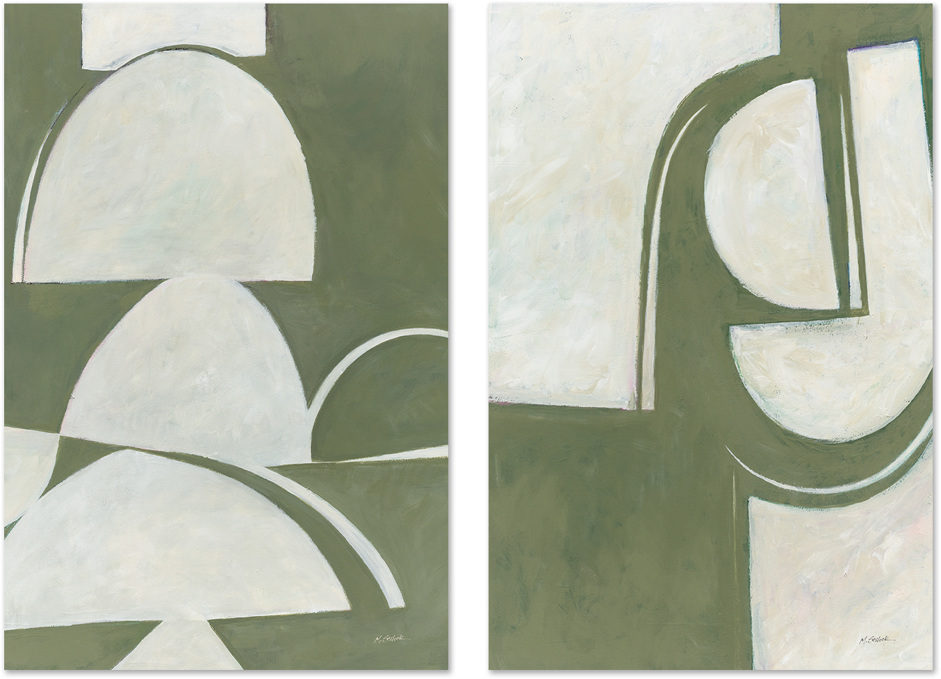 Artifact, Style A & B, Set Of 2 |Wall Art Print Framed Canvas Poster