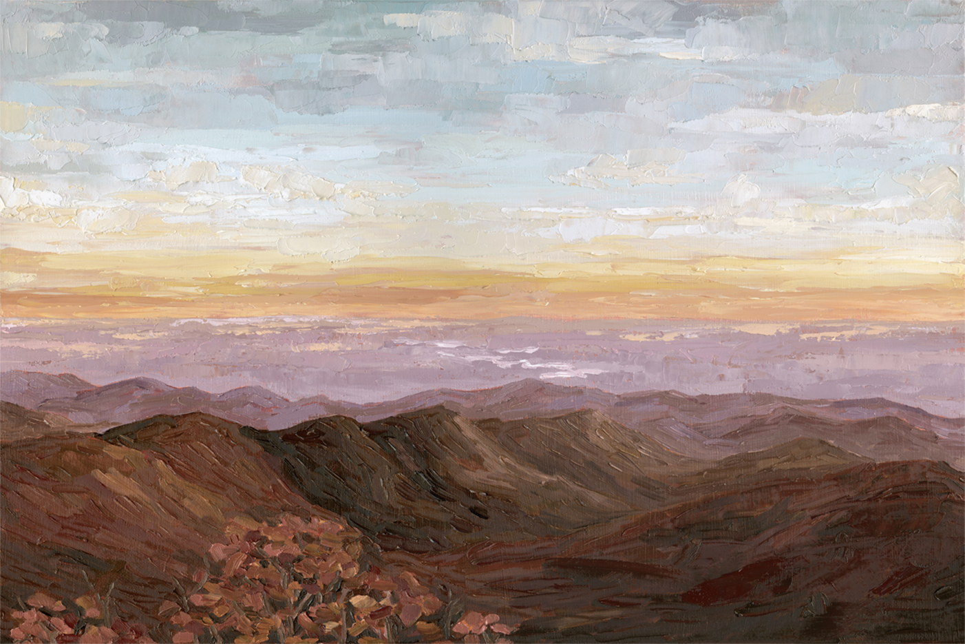 Autumn Overlook , By Hannah Weisner,Wall Art Canvas Print,