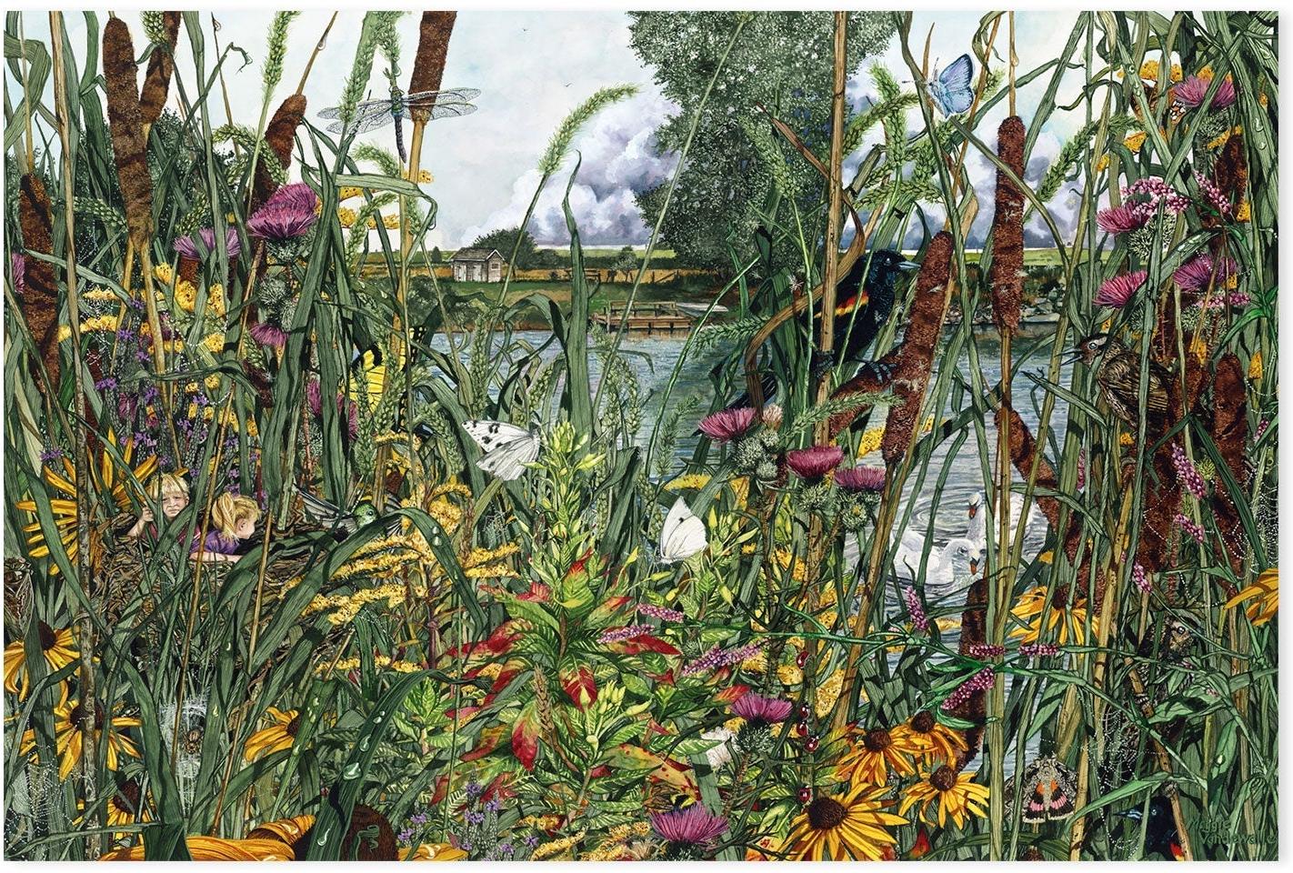 Bird's Eye View , By Maggie Vandewalle,Wall Art Canvas Print,