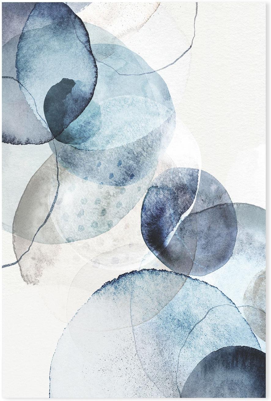 Blue Stone , By Dear Musketeer Studio |Wall Art Print Framed Canvas