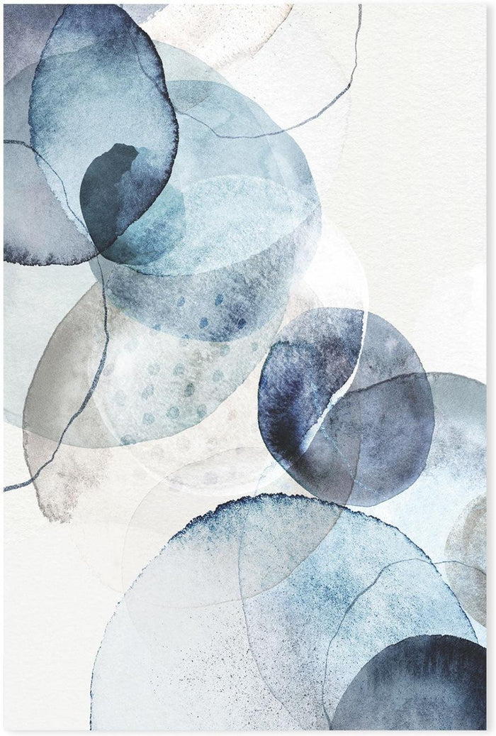 Blue Stone , By Dear Musketeer Studio,Wall Art Canvas Print,