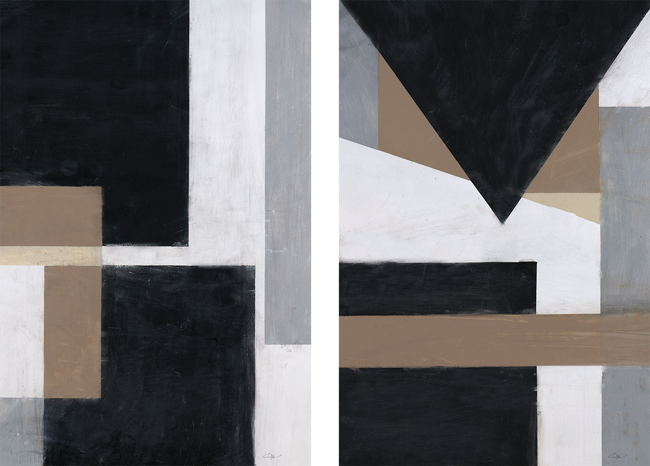Bold Conclusion & Direction, Set Of 2 , By Filippo Loco,Wall Art
