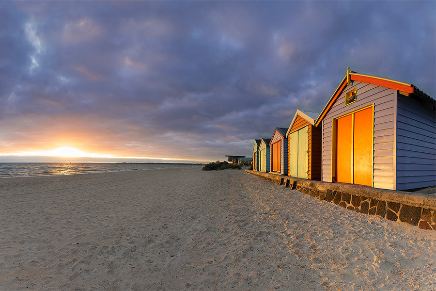 Chelsea beach (Melbourne)|Canvas Wall Art Print,Poster Print