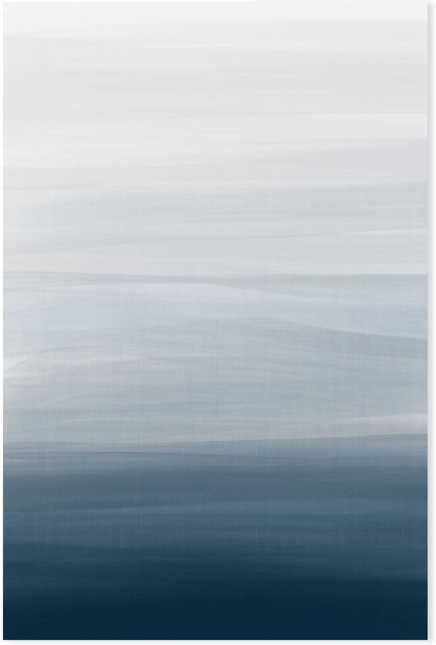 Completely Blue, Style A , By Karine Tonial Grimm |Wall Art Print