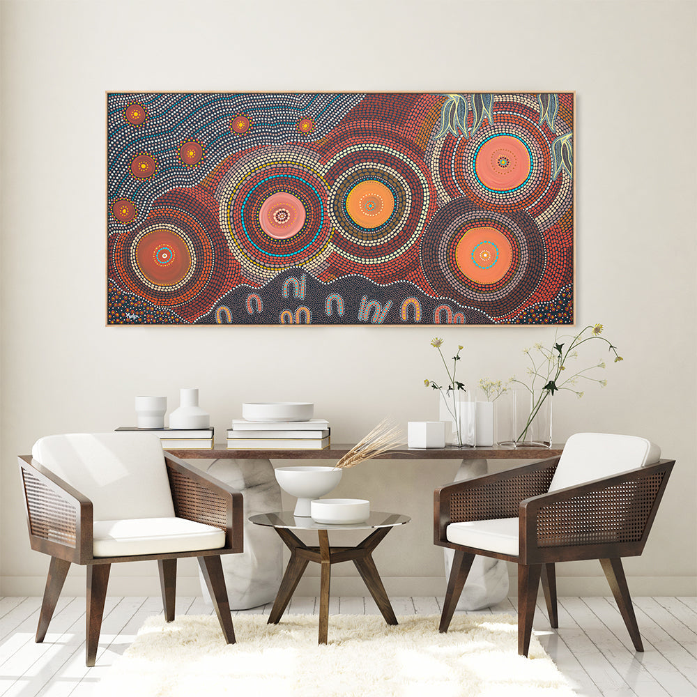 Connectedness , By Domica Hill |Wall Art Print Framed Canvas Poster ...