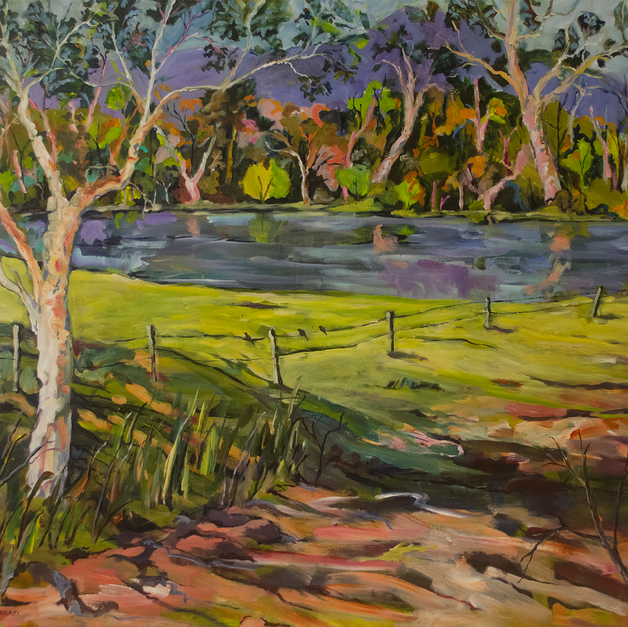Conversations With The Kangaroo Valley , By Christine Read,Wall Art