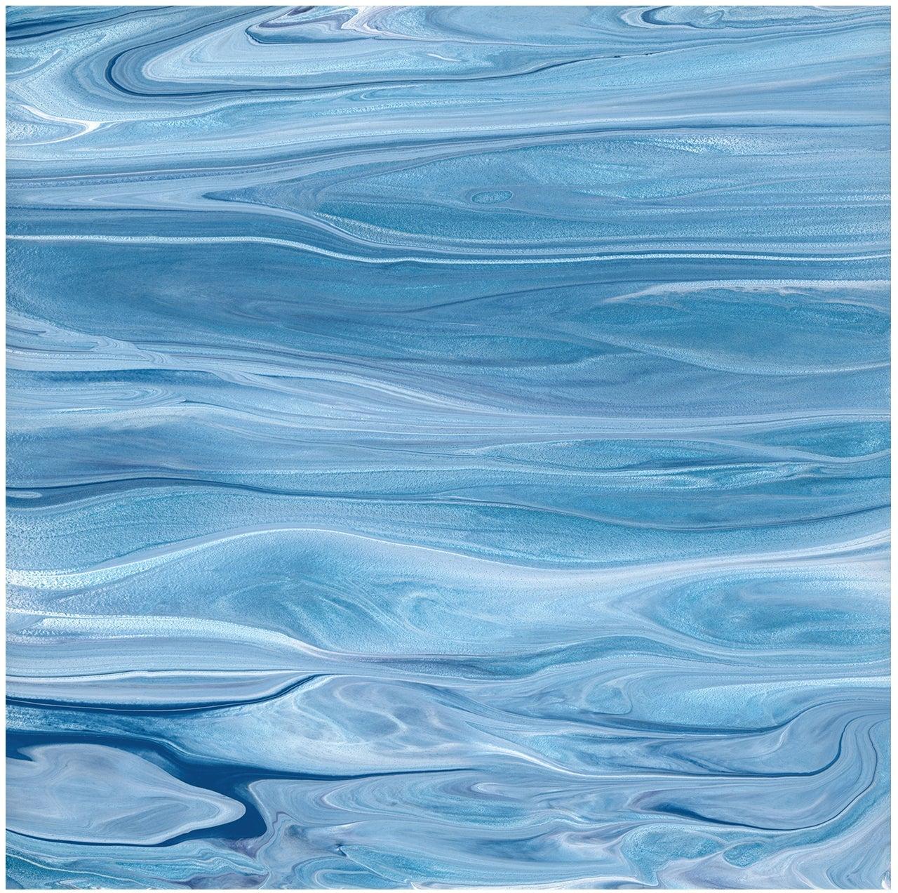 Cool Blue , Style A, By Cathy Anderson,Wall Art Canvas Print,
