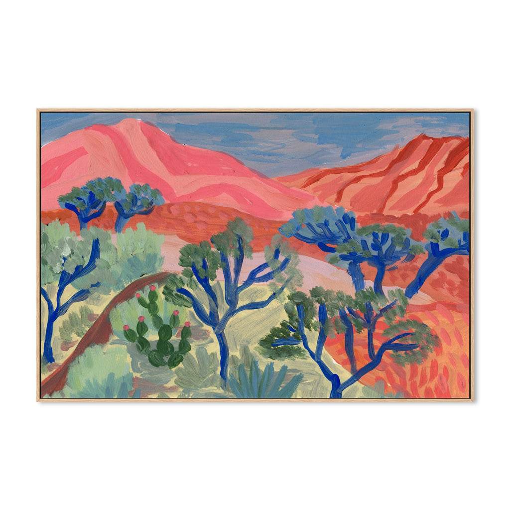 Desert Landscape , By Eleanor Baker |Wall Art Print Framed Canvas ...