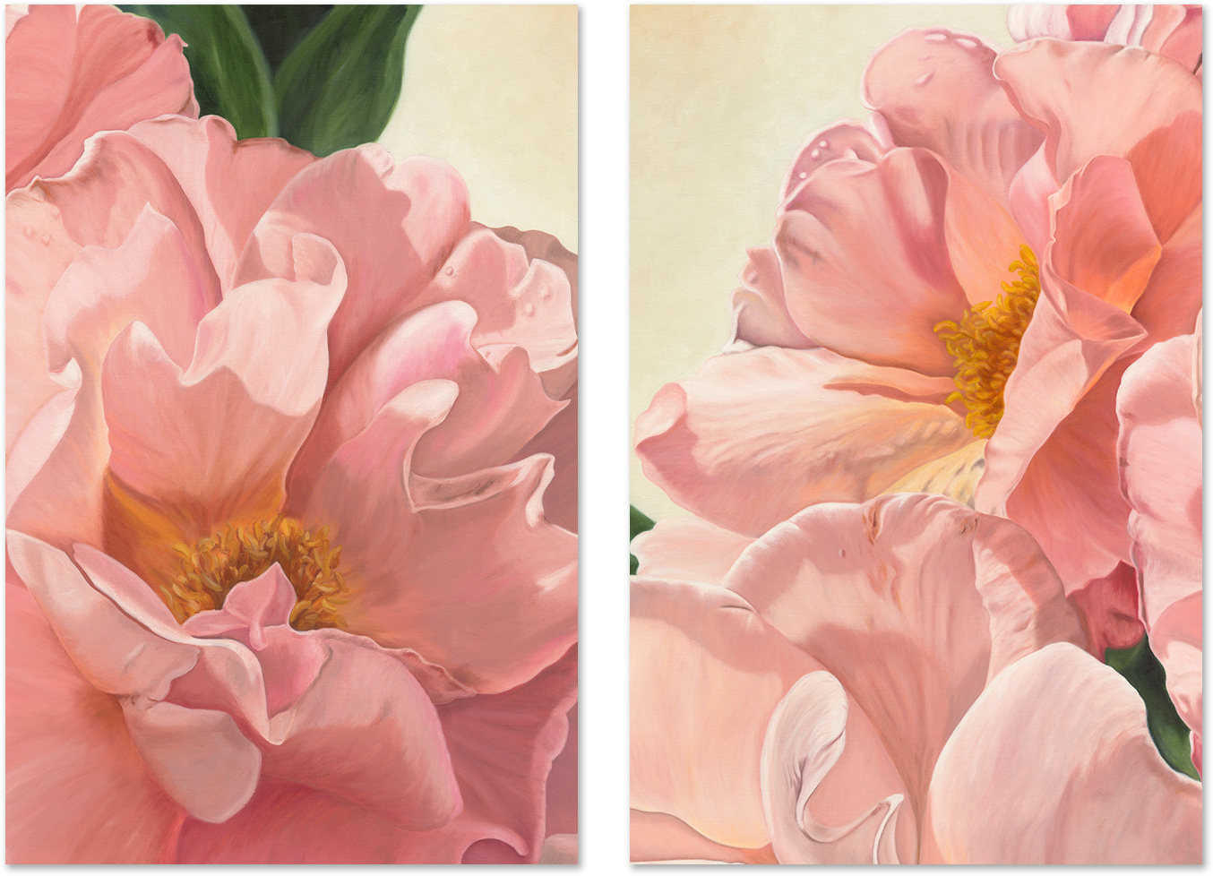 Diptych, Style A & B, Set of 2 , By Angie Summa |Wall Art Print Framed