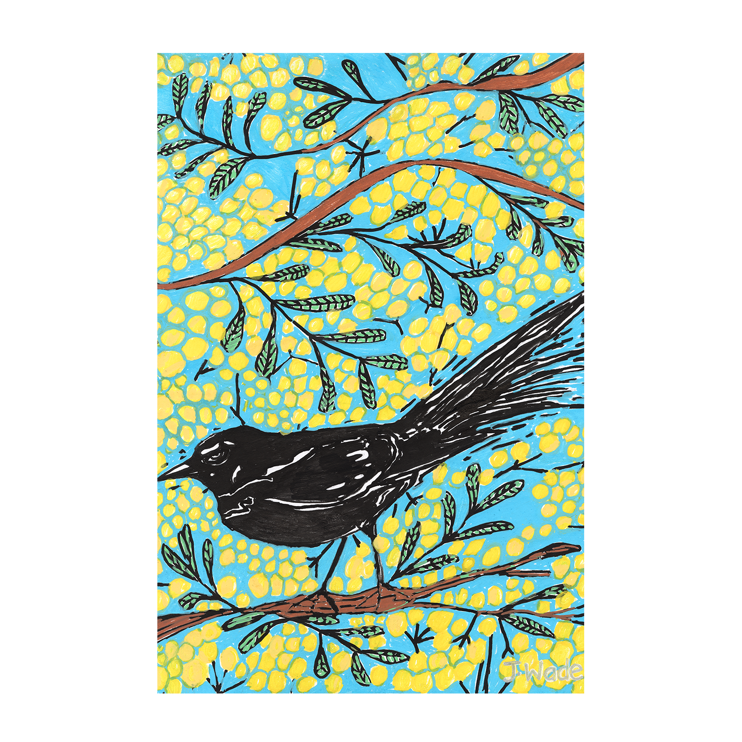 Djidi Wattleseed Journey , By Julianne Wade,Wall Art Canvas Print,