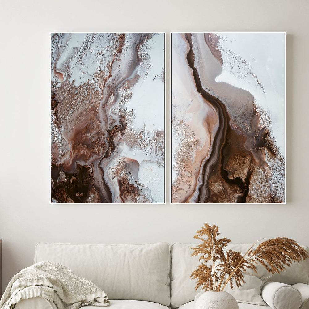 Earthly Currents, Style A & B, Set Of 2 , By Petra Meikle,Wall Art
