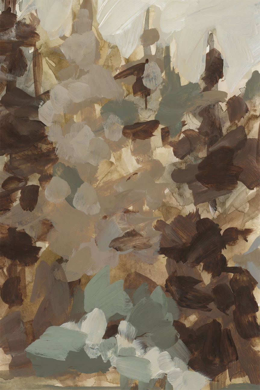 Earthy Bloom, Style A , By Emily Wood,Wall Art Canvas Print,