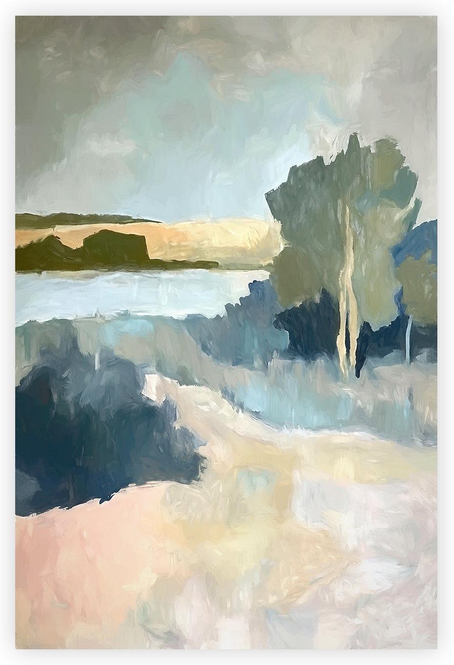 Elegant Trees , Style B, By Accent Art Studio,Wall Art Canvas Print,