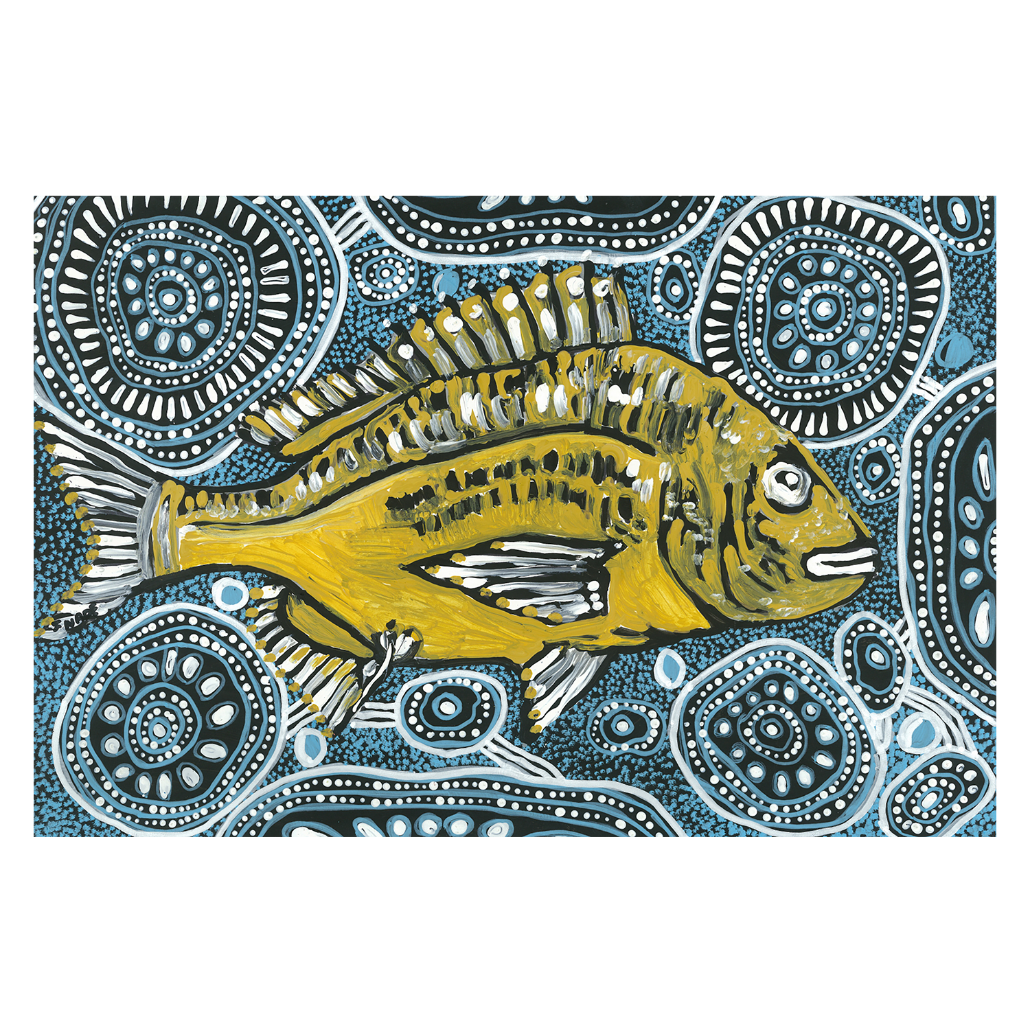 Fish Season , By Julianne Wade,Wall Art Canvas Print, Poster,Range of