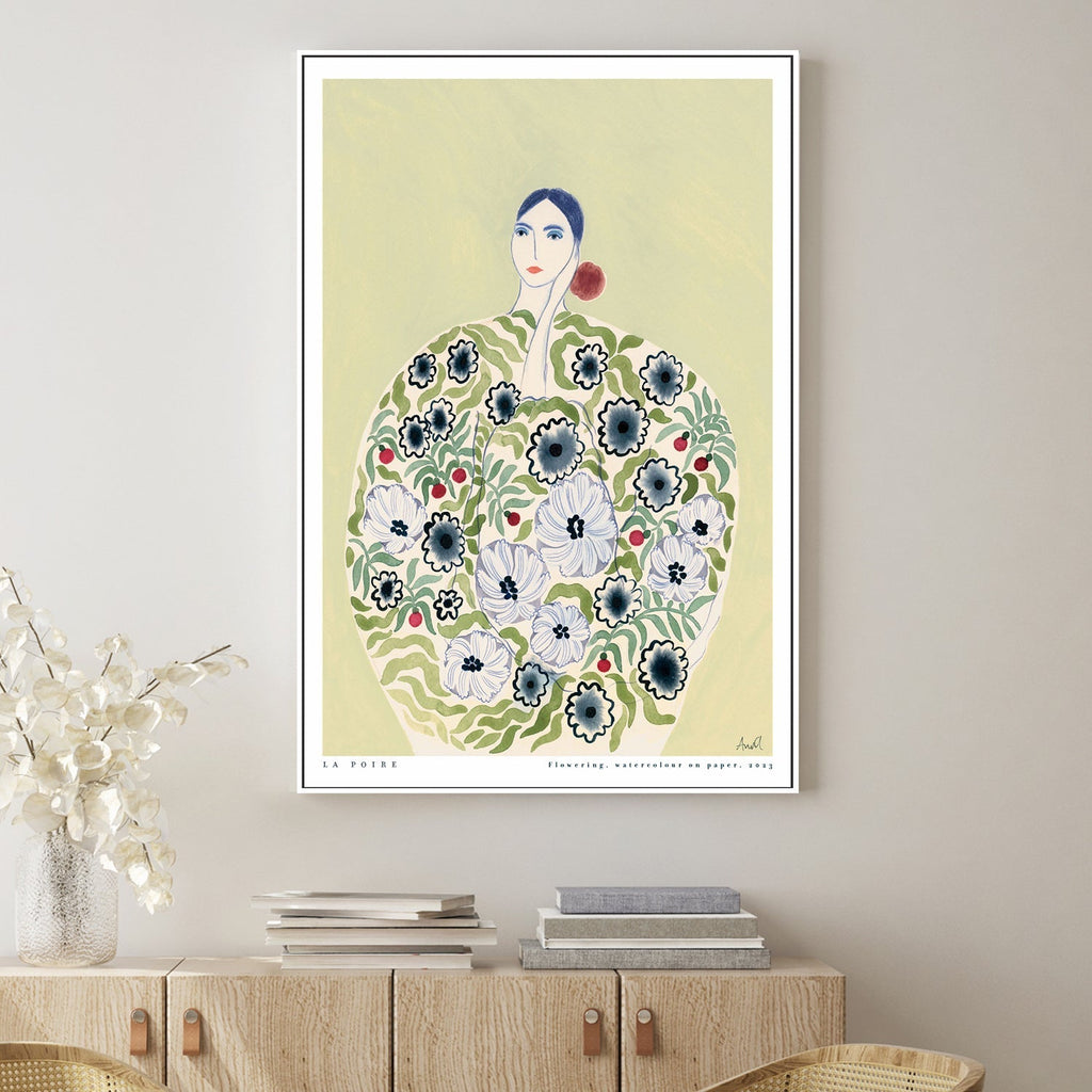 Flowering , By La Poire |Wall Art Print Framed Canvas Poster – Gioia ...