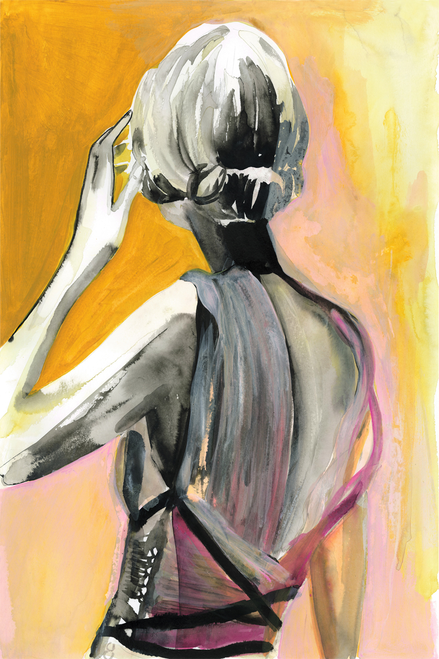 Giver her Just A Second , By Victoria Verbaan,Wall Art Canvas Print,