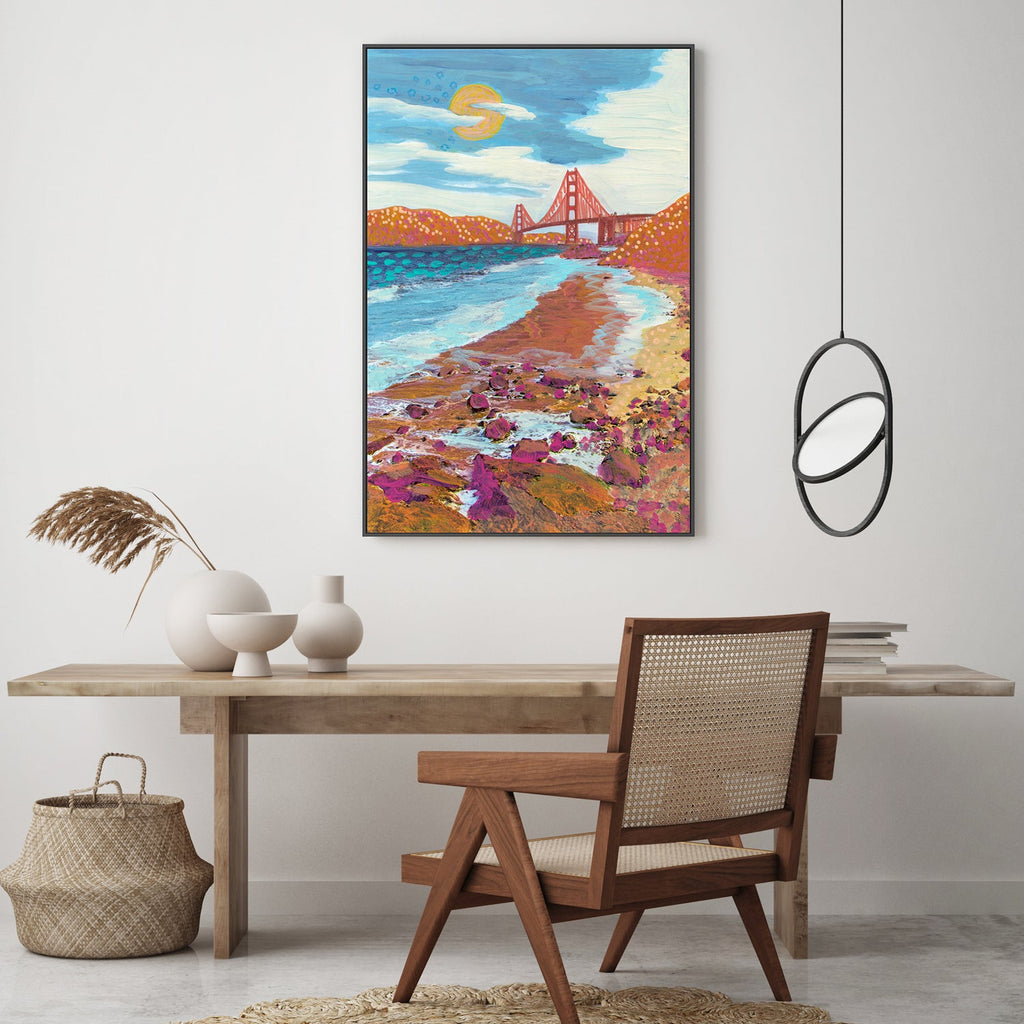 Golden Gate , By Eleanor Baker |Wall Art Print Framed Canvas Poster ...