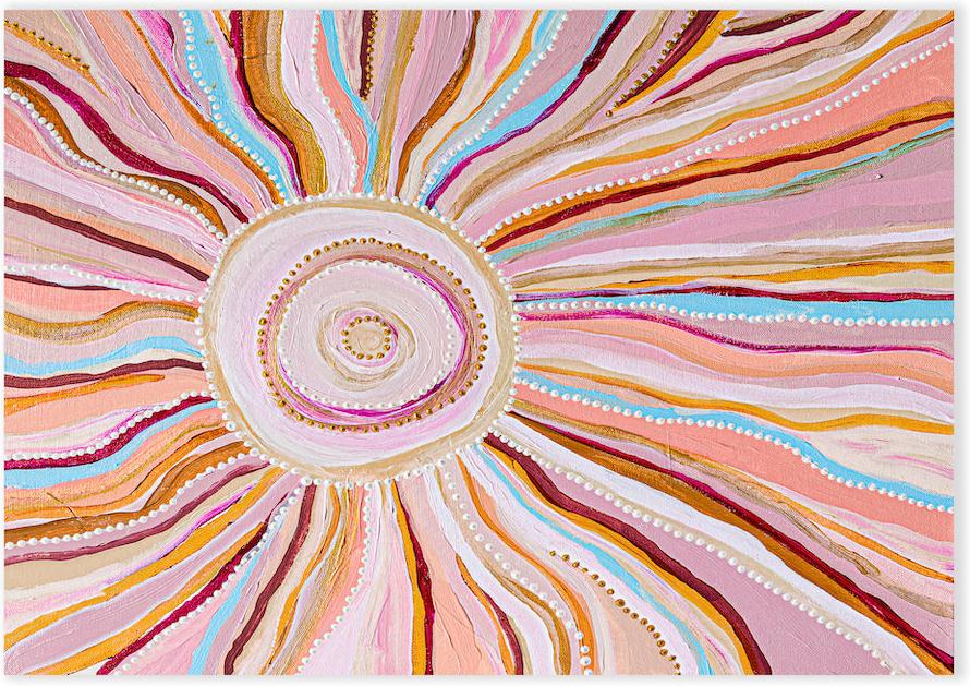 Golden Sun, By Bri Chelman,Wall Art Canvas Print, Poster,Range of