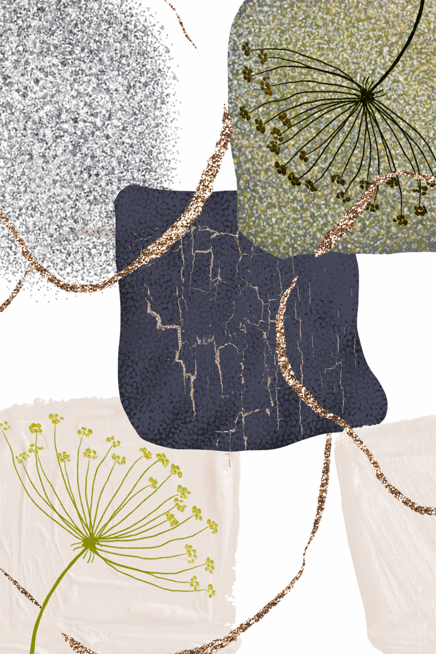 Green Grey, Style A , By Sally Ann Moss |Wall Art Print Framed Canvas ...
