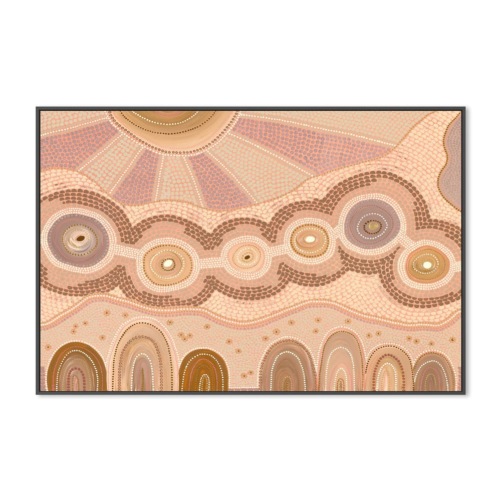 Growing Connections , By Domica Hill,Wall Art Canvas Print,