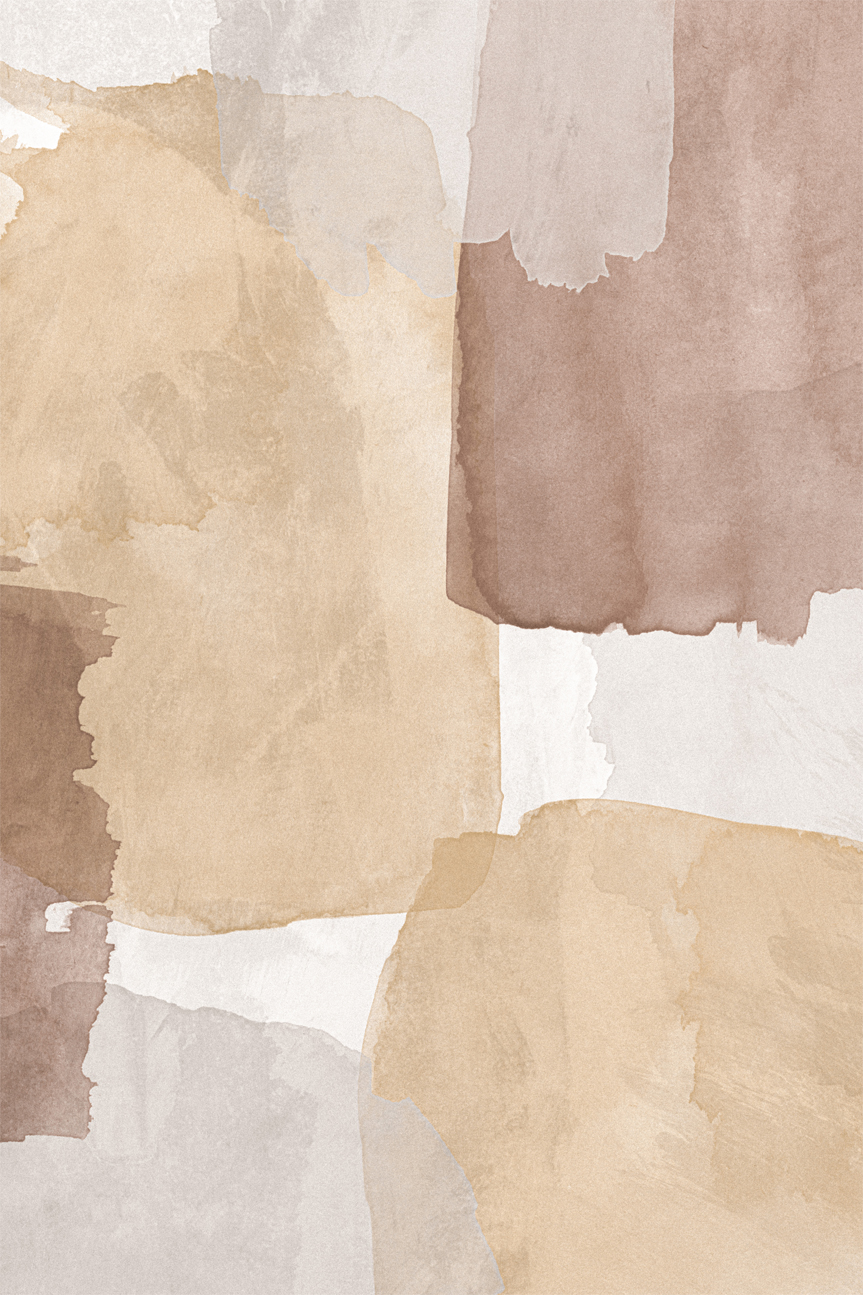 Hazelnut Hues, Style B |Wall Art Print Framed Canvas Poster