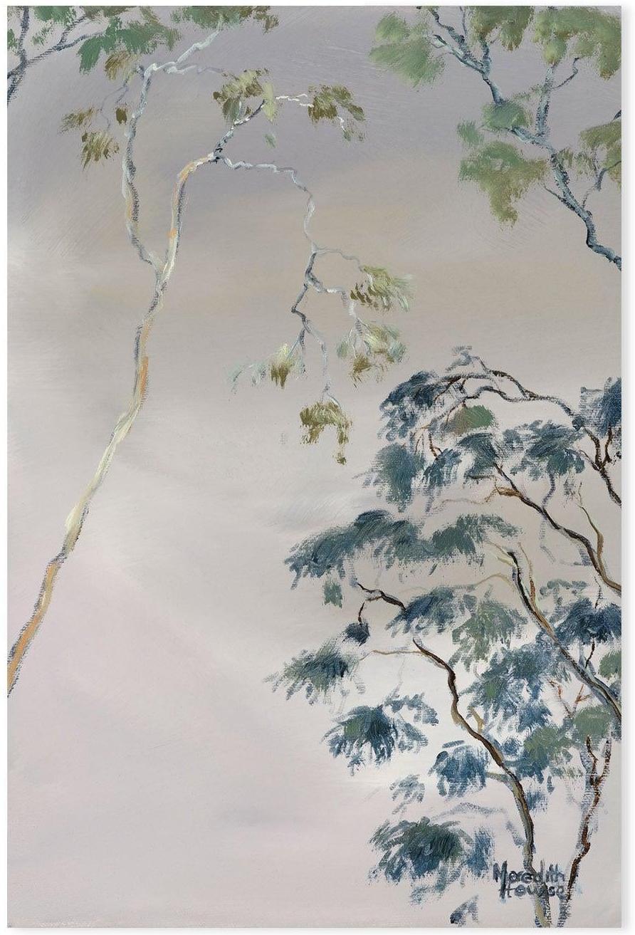 Illumination Grey Bark , By Meredith Howse,Wall Art Canvas Print,