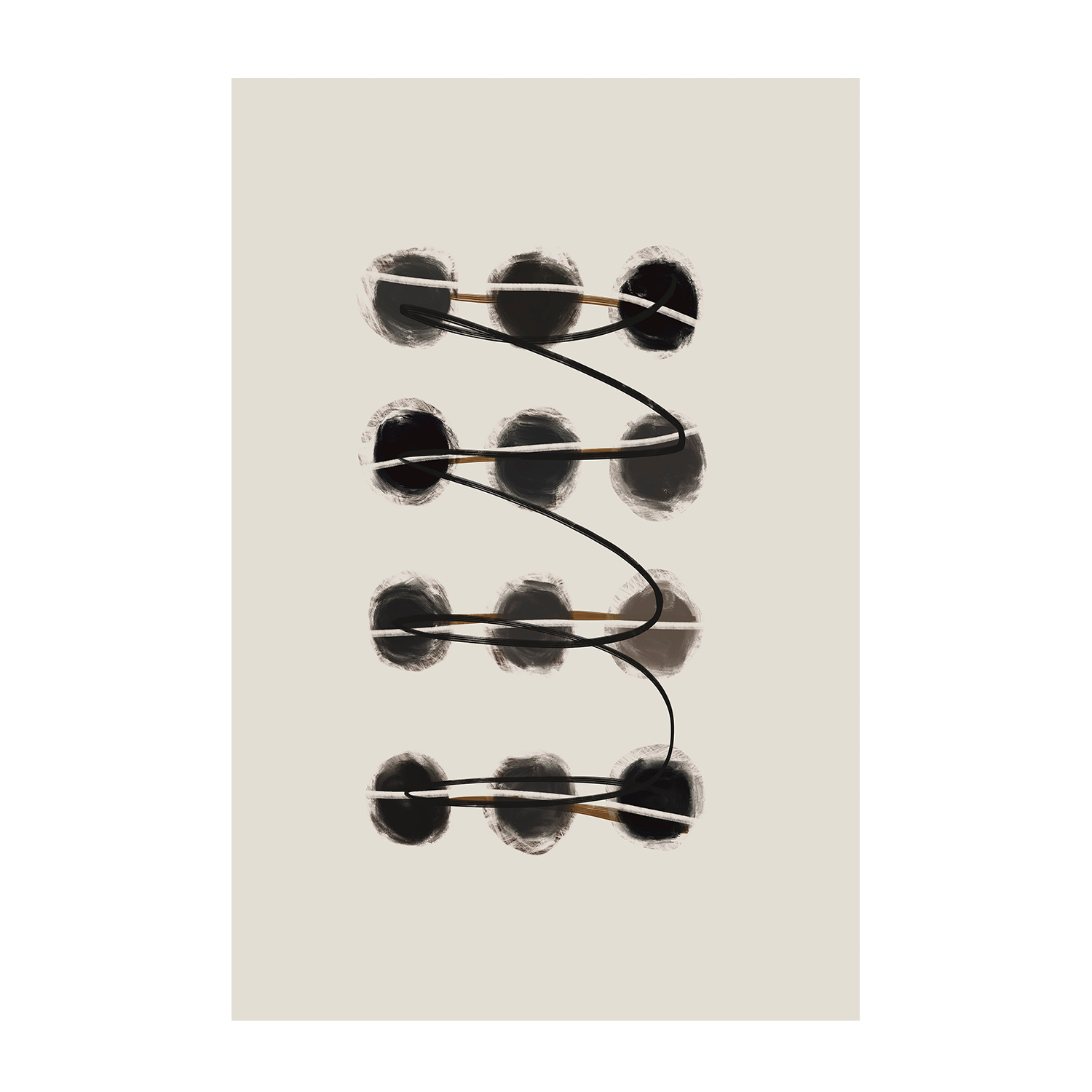 Invisible Threads , By Rohan Sharma,Wall Art Canvas Print,