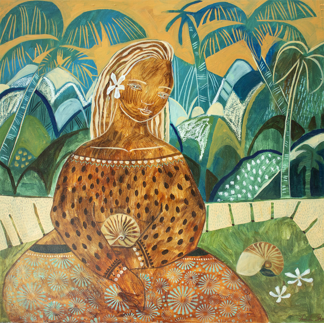 Kailani , By Amanda Skye,Wall Art Canvas Print, Poster,Range of Sizes