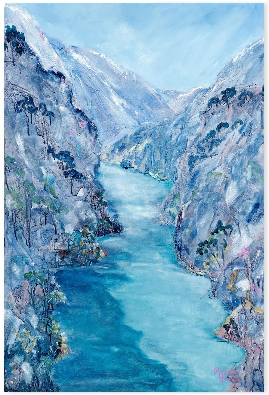 Kawarau River , By Meredith Howse,Wall Art Canvas Print, Poster,Range