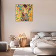 Lady With Fan, By Gustav Klimt,Wall Art Canvas Print, Poster,Range of