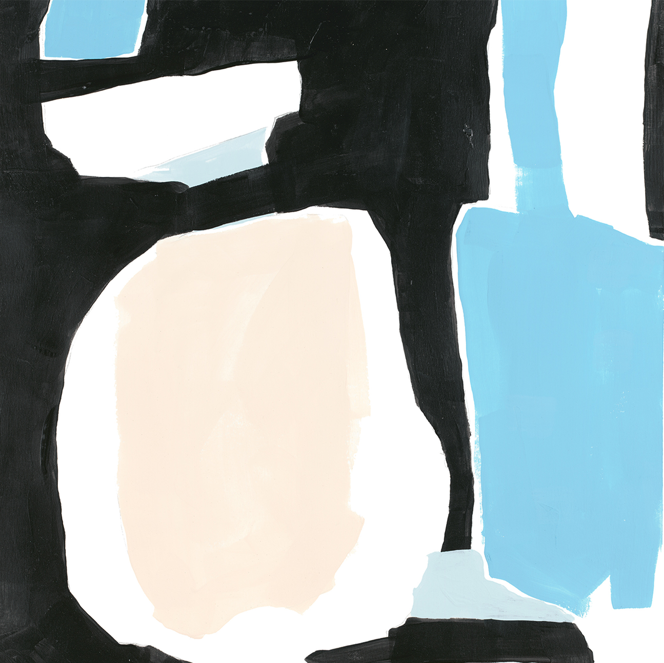 Laila Abstract, Style A , By Megan Swartz |Wall Art Print Framed