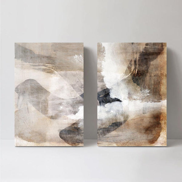 Layers, Set Of 2, By Dan Hobday,Wall Art Canvas Print, Poster,Range of