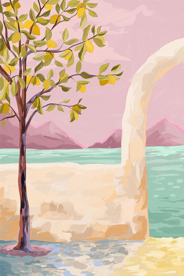 Lemontree|Canvas Wall Art Print,Poster Print