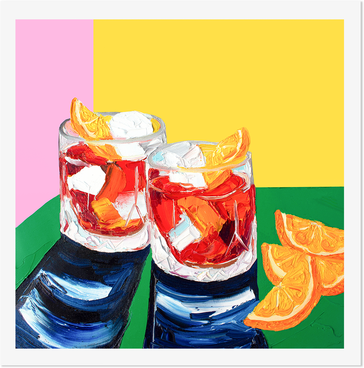 Negronis,Wall Art Canvas Print, Poster,Range of Sizes