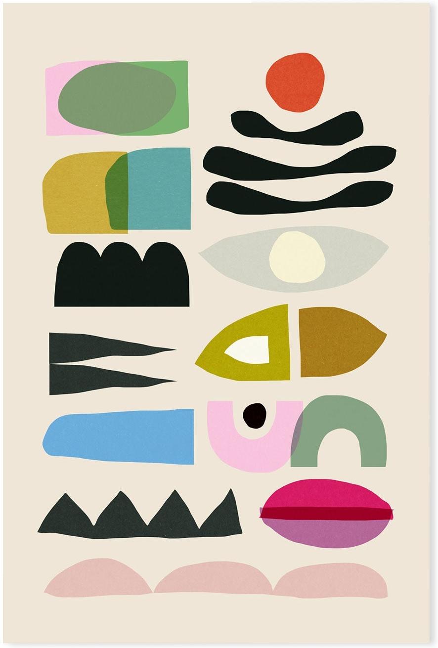 Nord, Style B , By Dan Hobday |Wall Art Print Framed Canvas Poster