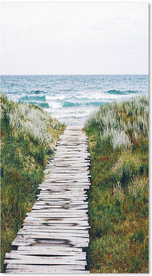 Pathway To The Coast,Wall Art Canvas Print, Poster,Range of Sizes