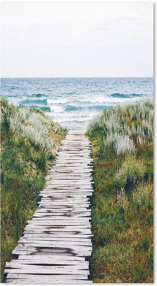 Pathway To The Coast |Wall Art Print Framed Canvas Poster