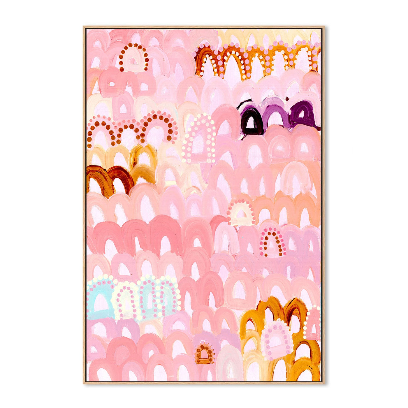 People , By Bri Chelman,Wall Art Canvas Print, Poster,Range of Sizes