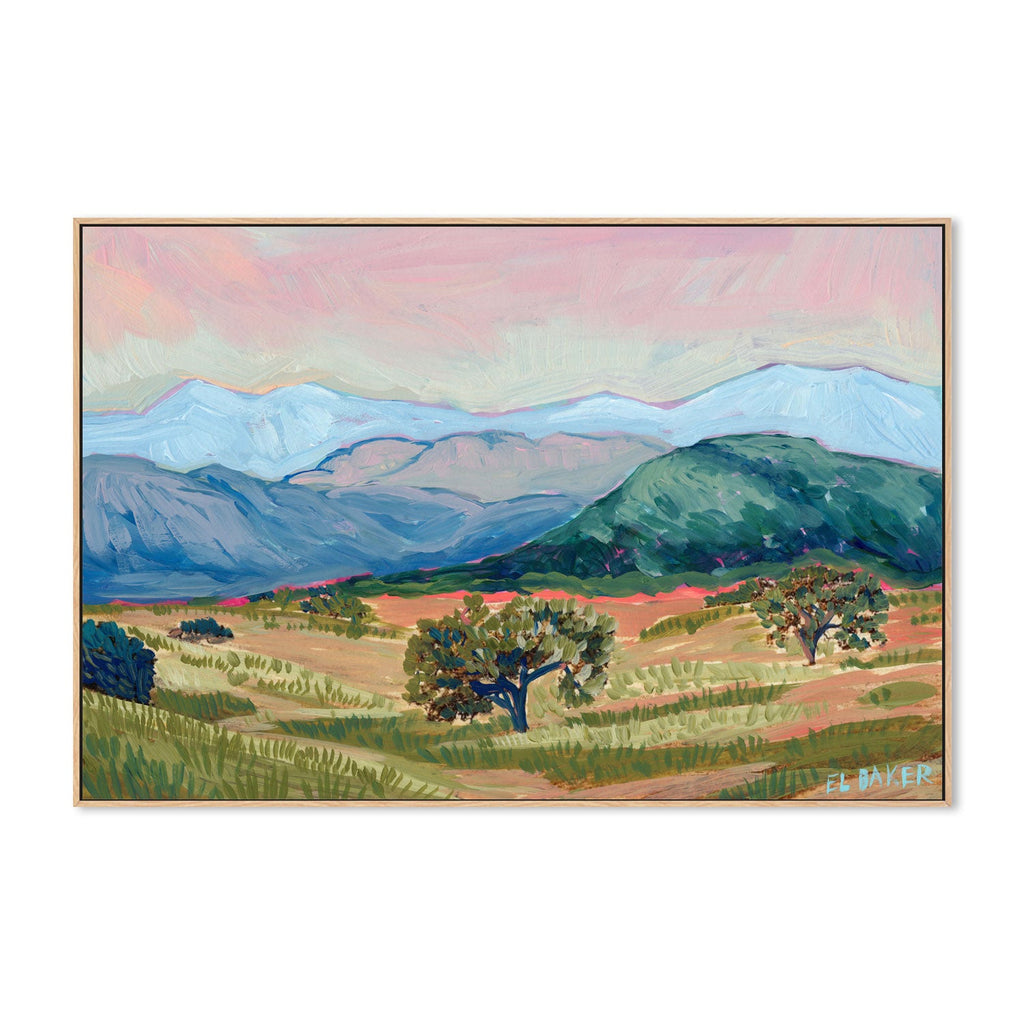 Pink Sky , By Eleanor Baker |Wall Art Print Framed Canvas Poster ...