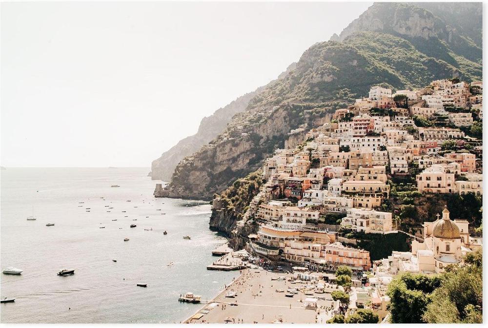 Positano, Italy, Style B , By Jovani Demetrie,Wall Art Canvas Print,